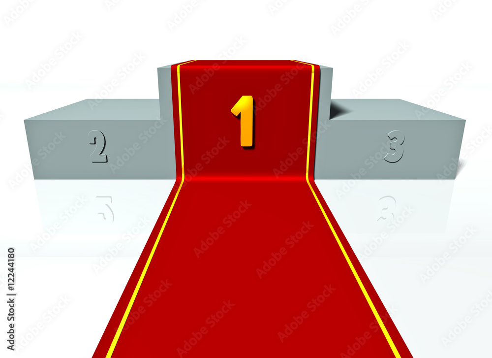 podest_with_carpet Stock-Illustration | Adobe Stock