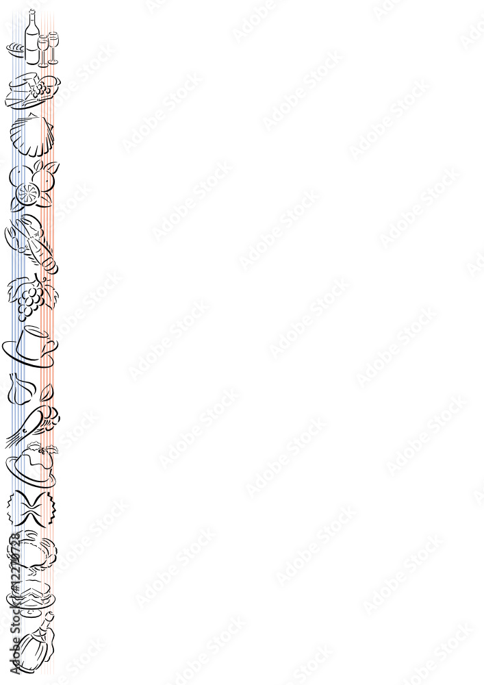 background with food symbols Stock Vector | Adobe Stock