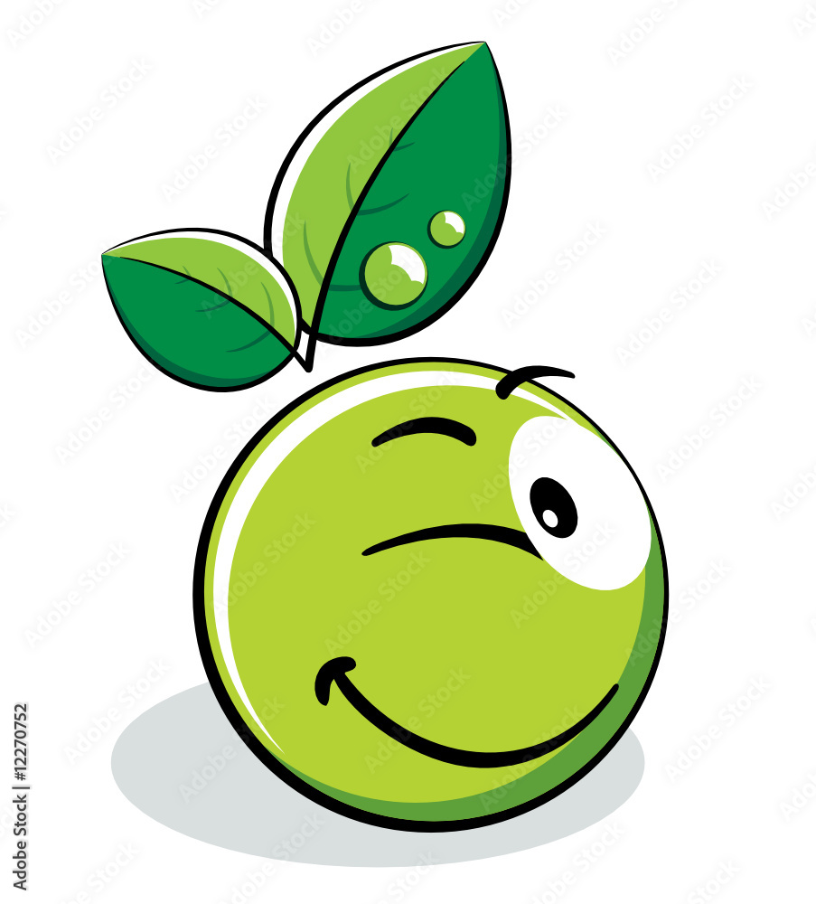 Emoticon nature Stock Vector | Adobe Stock