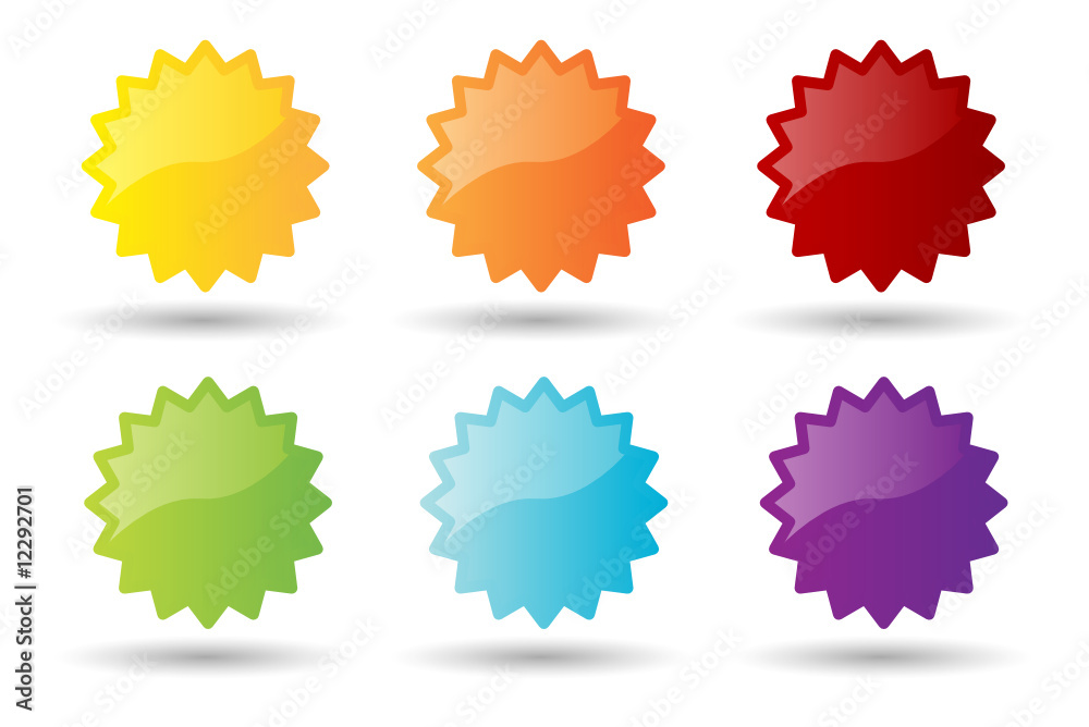 Star Callouts Stock Vector | Adobe Stock