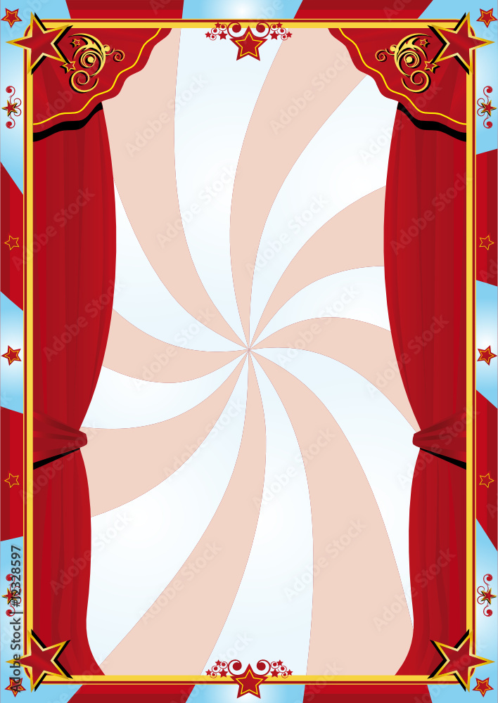 circus curtain Stock Vector | Adobe Stock