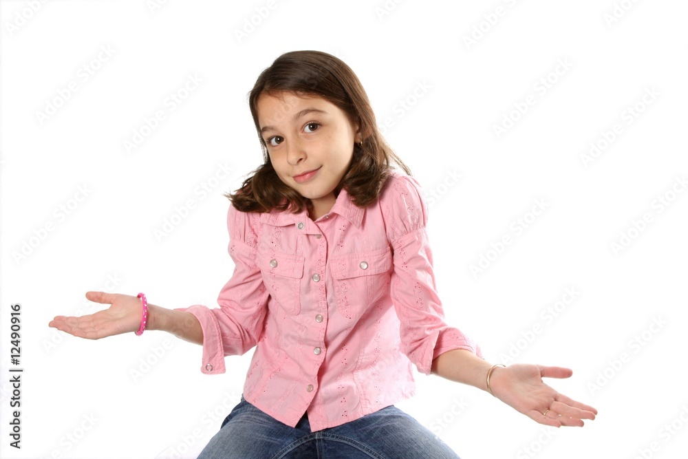 Child Shrugging Shoulders