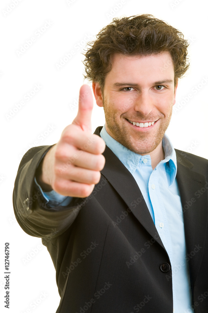 Daumen hoch Stock Photo | Adobe Stock