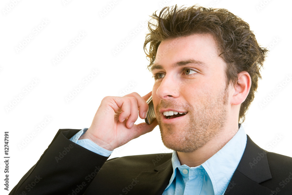 Business-Telefonat Stock Photo | Adobe Stock