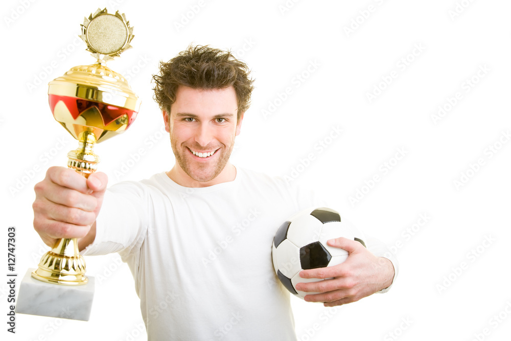 Sieg beim Fußball Stock Photo | Adobe Stock