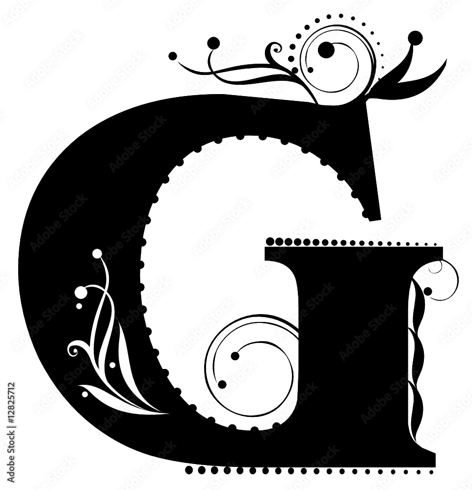 Letter G Stock Vector | Adobe Stock