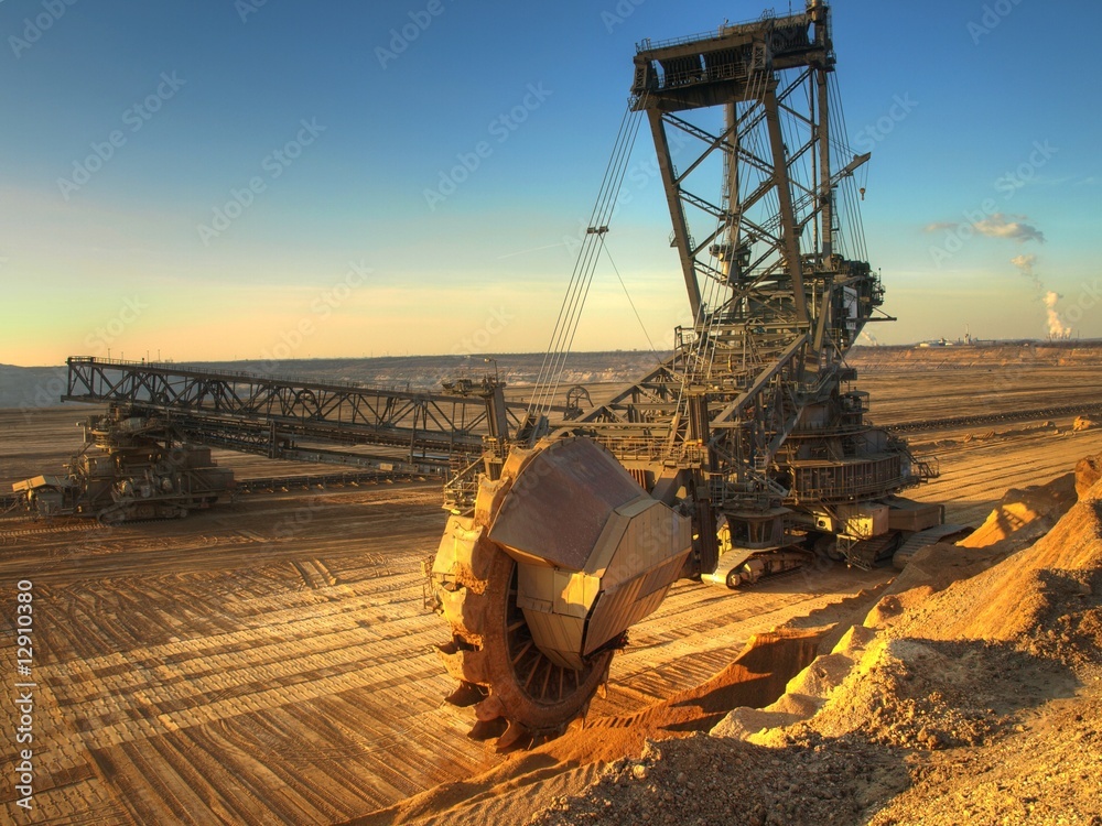 Schaufelbagger Stock Photo | Adobe Stock