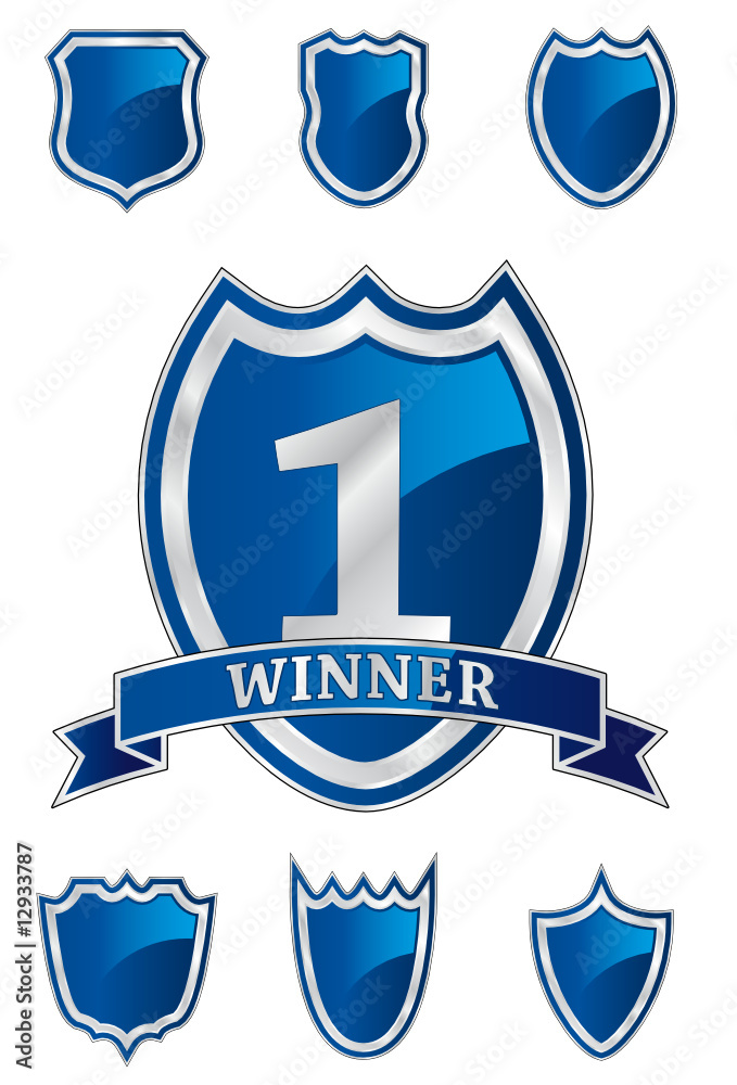 Shield design element collection. Logo creation. Easy to Edit. Stock ...