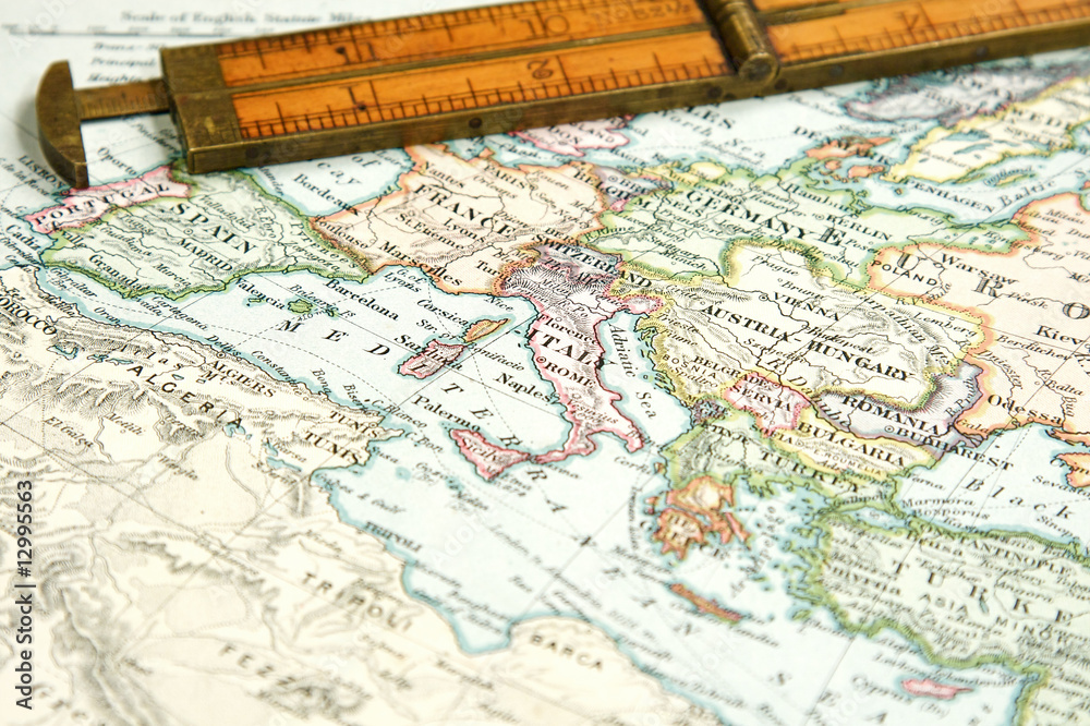 Vintage Map and Chart Stock Photo | Adobe Stock