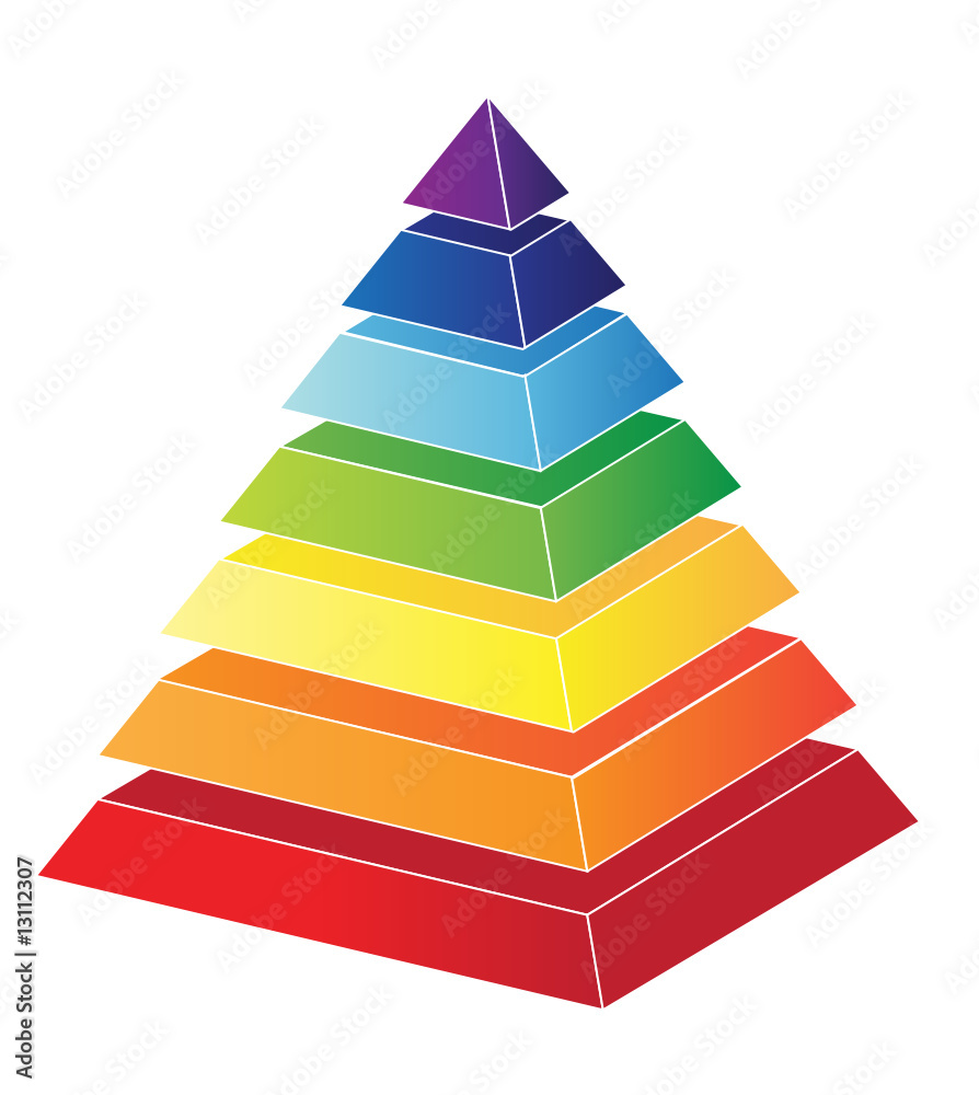 Pyramid Stock Vector | Adobe Stock