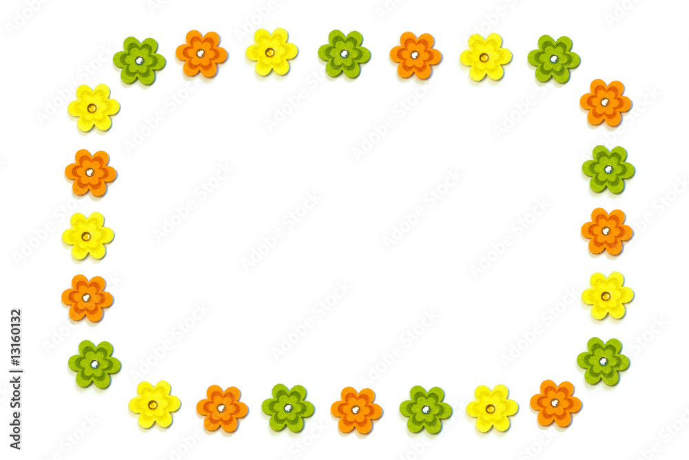 Blumen-Rahmen Stock-Foto | Adobe Stock