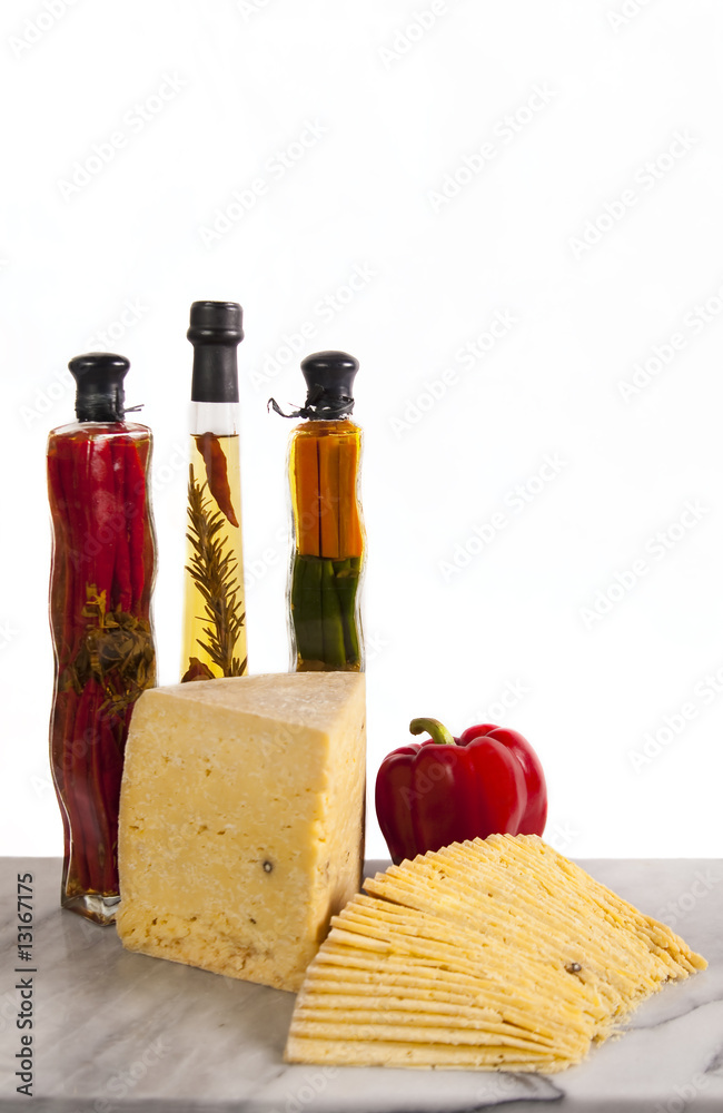 Middle Eastern Cheese parmesan. Also known as Romy or Romi. foto de ...