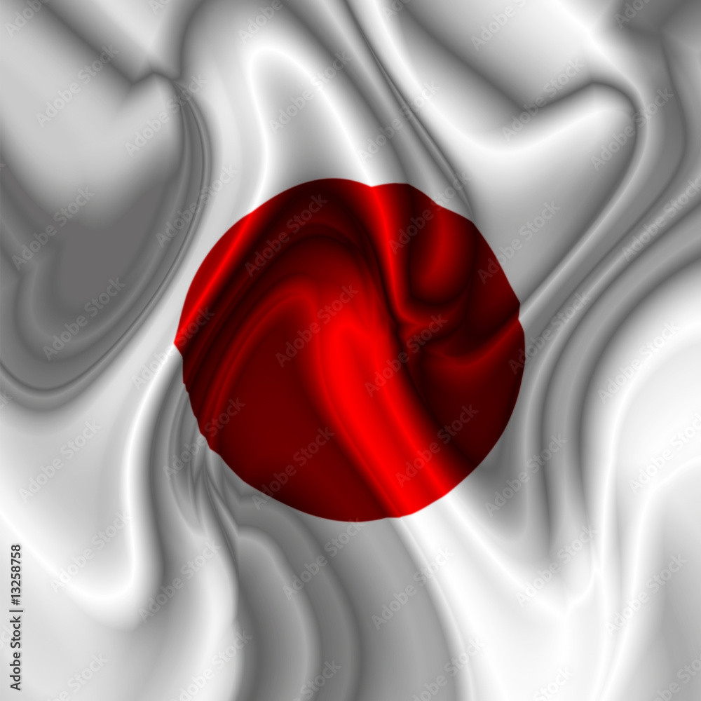 Bandiera Giappone-Japan Flag-Drapeau Japon Stock Illustration | Adobe Stock