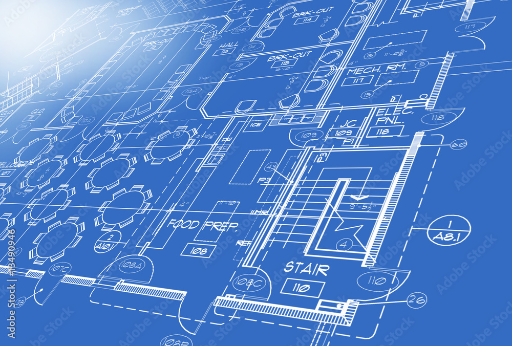 Blueprint art Stock Illustration | Adobe Stock