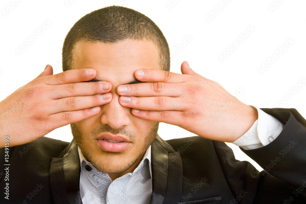 Augen zu Stock Photo | Adobe Stock