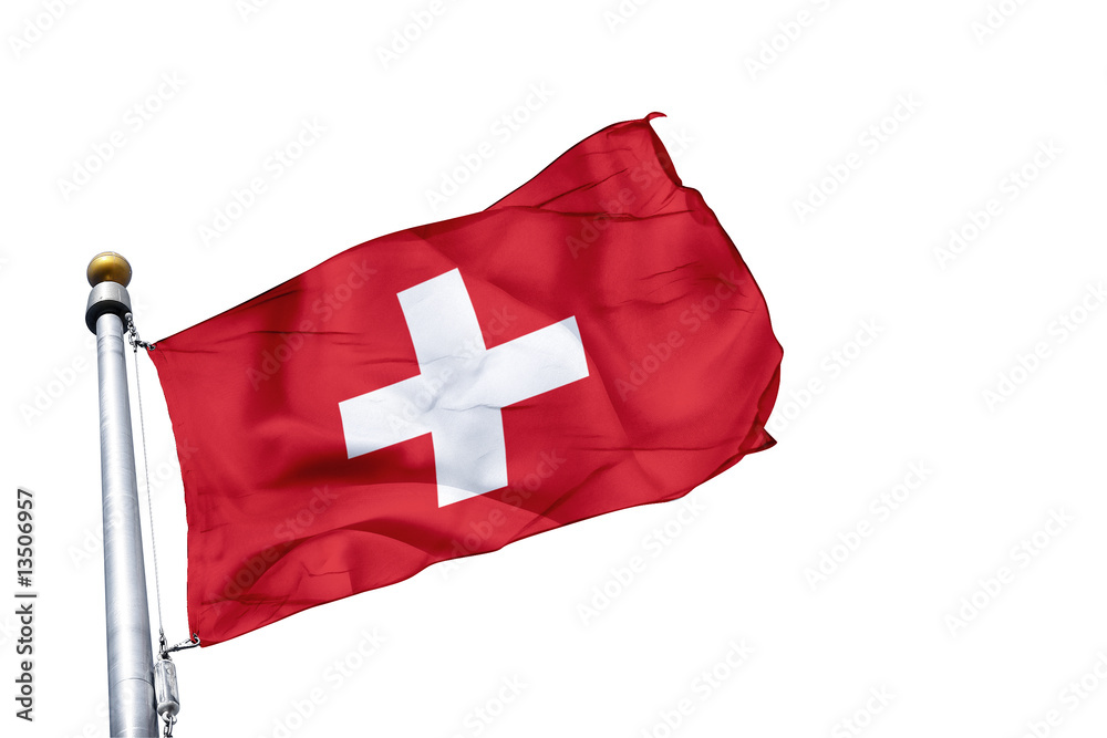 drapeau suisse Stock Photo | Adobe Stock