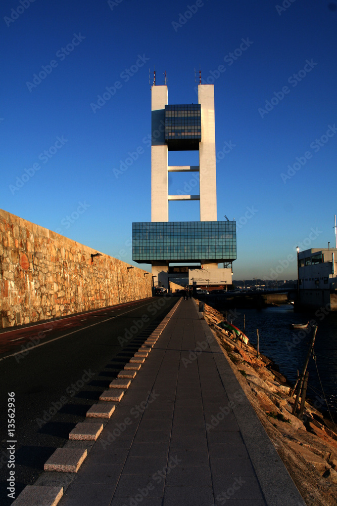 Torre de control marítimo, A Coruña Stock Photo | Adobe Stock