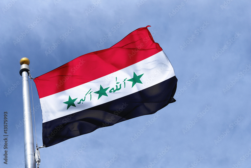drapeau iraq Stock Photo | Adobe Stock