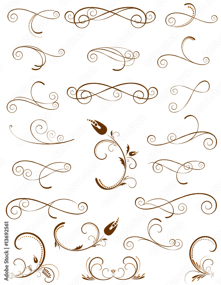 Scroll design Stock Vector | Adobe Stock