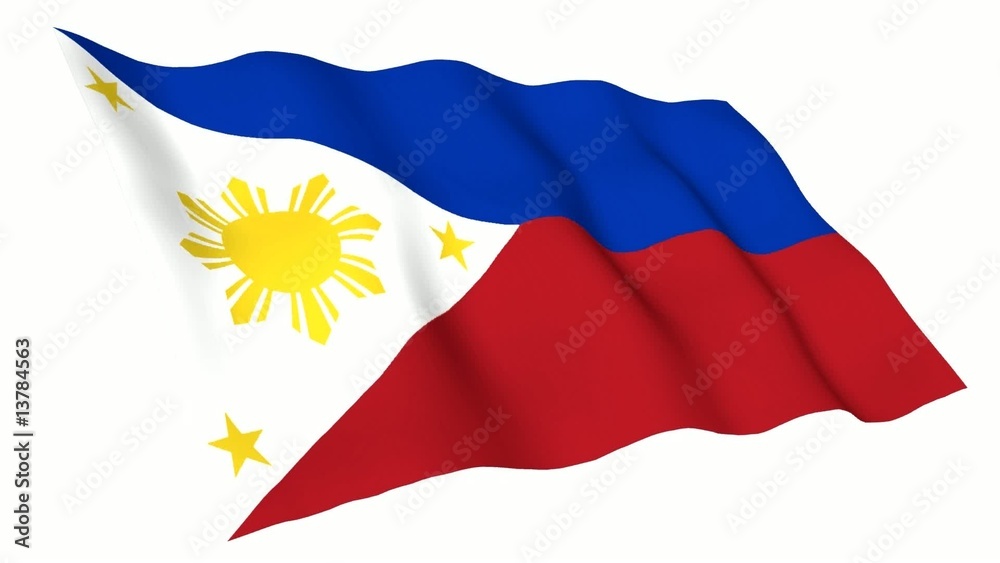 Philippines Animated Flag Stock Video | Adobe Stock