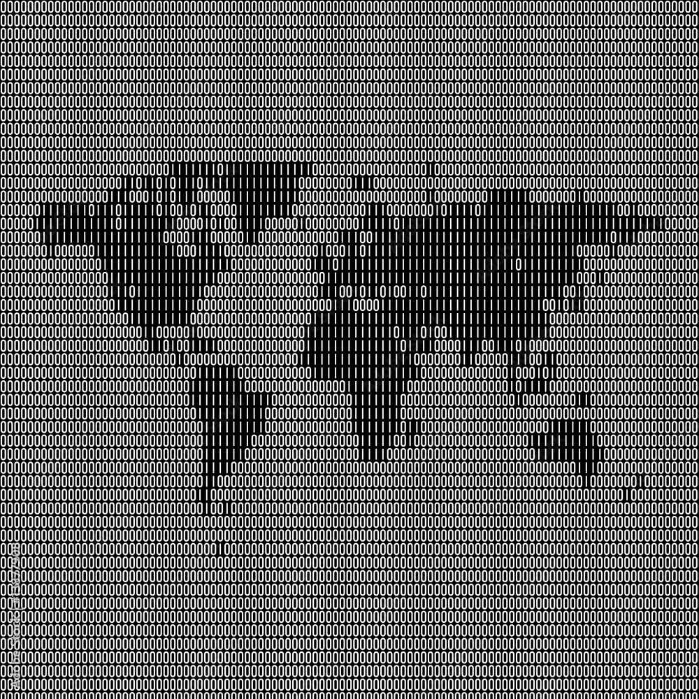 Binary World Map Stock Photo | Adobe Stock