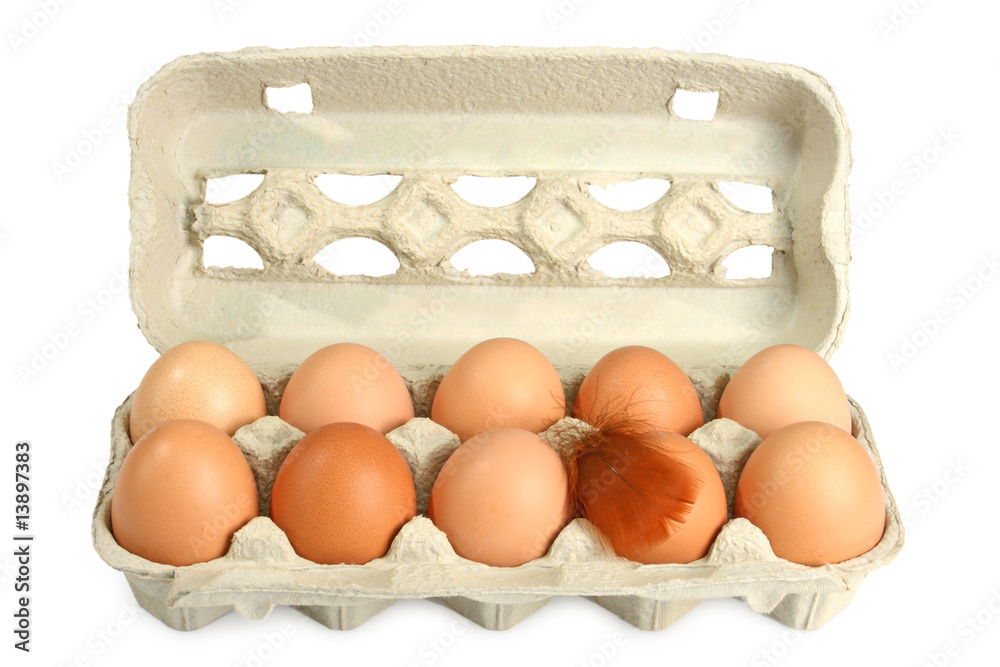 Eierkarton Stock-Foto | Adobe Stock