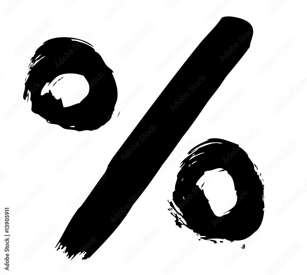 prozentzeichen Stock-Illustration | Adobe Stock