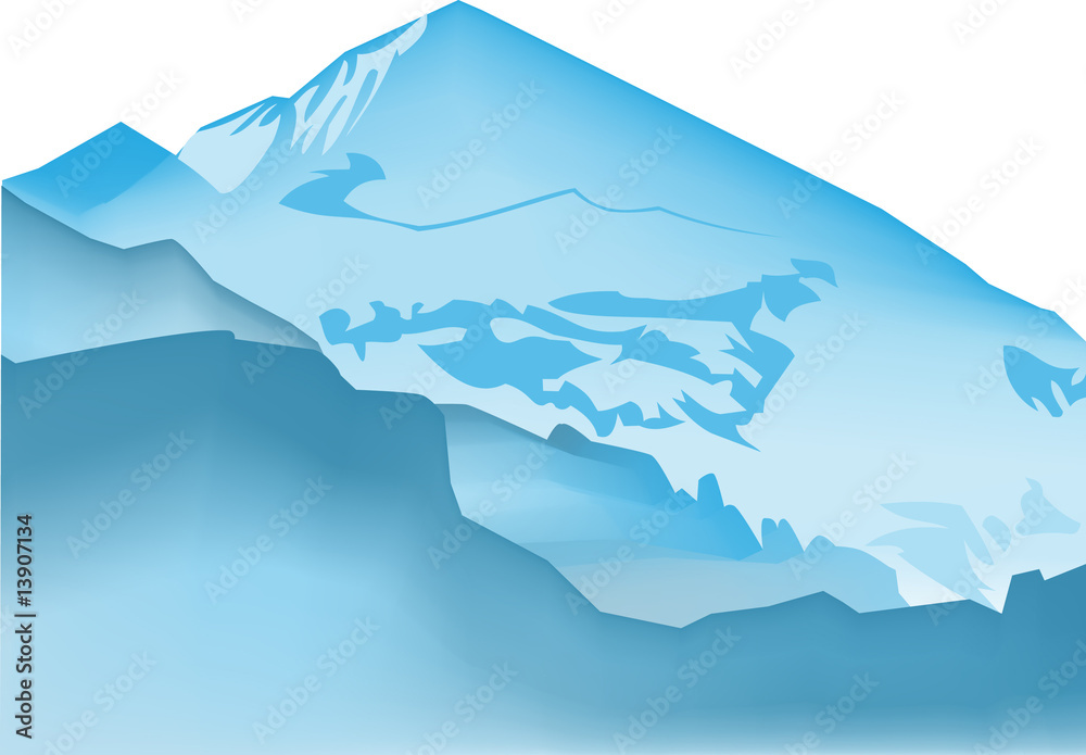 mountain gradient Stock Vector | Adobe Stock