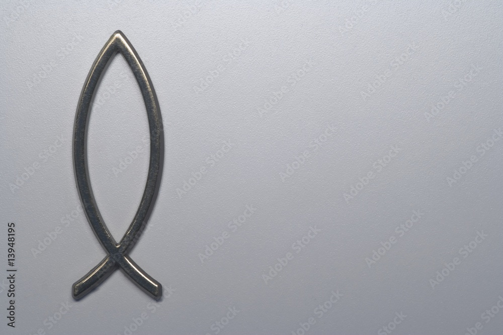 Jesus fish symbol Stock Photo | Adobe Stock