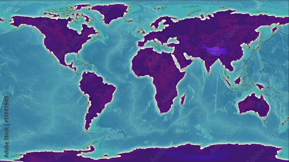 World Map Illustration Stock Illustration | Adobe Stock