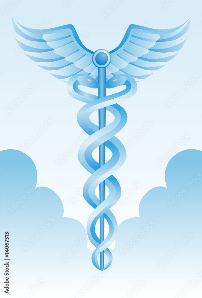 Caduceus Background Stock Vector | Adobe Stock
