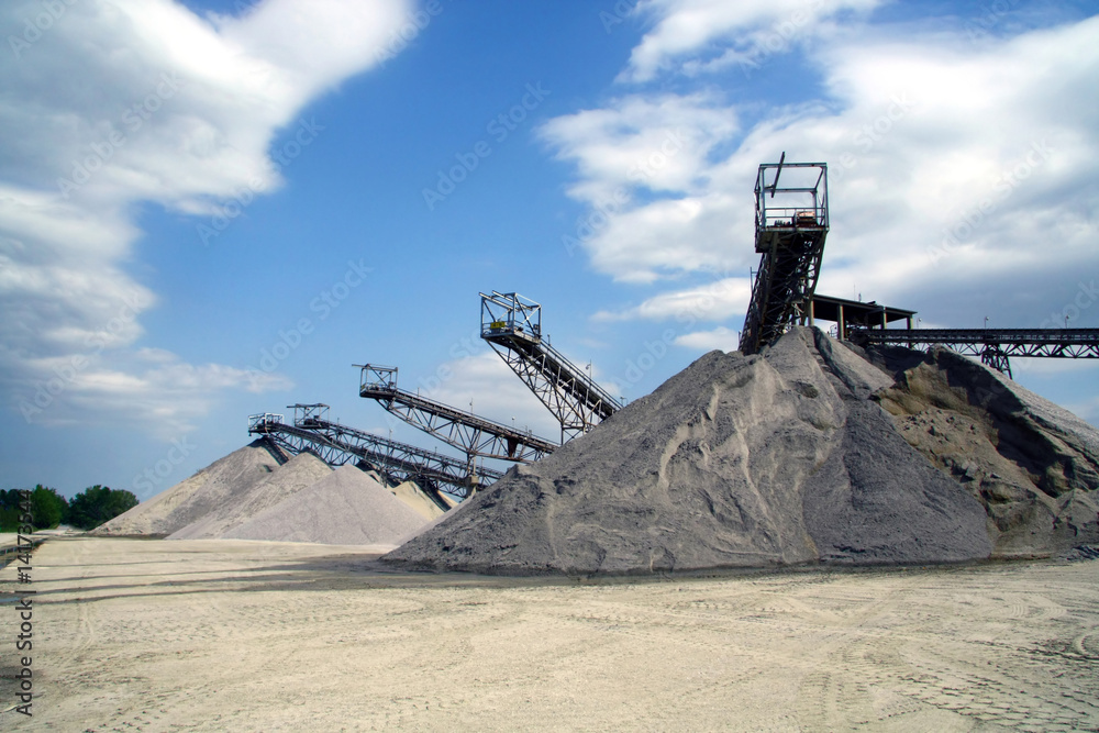 Transporting and sorting towers Stock Photo | Adobe Stock