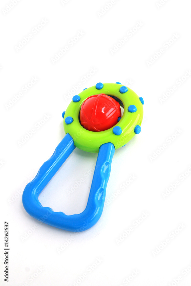 Baby first rattle Stock Photo | Adobe Stock