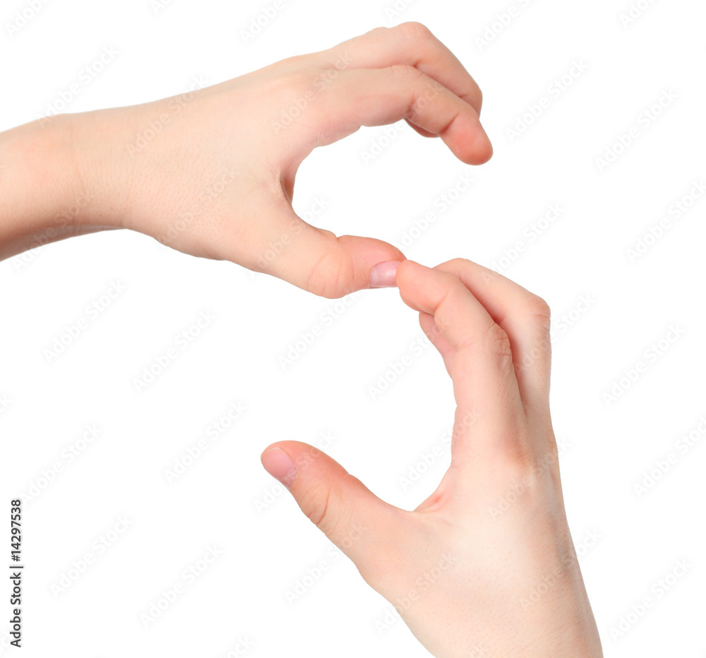 hands represents letter S from alphabet Stock Photo | Adobe Stock