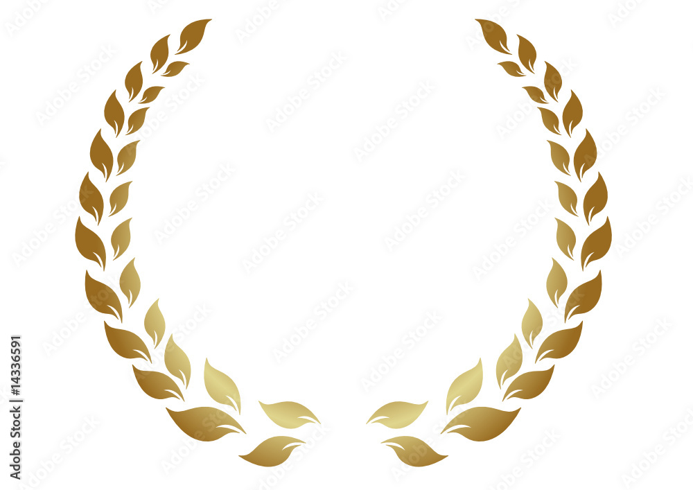 Lorbeerkranz Stock Vector | Adobe Stock