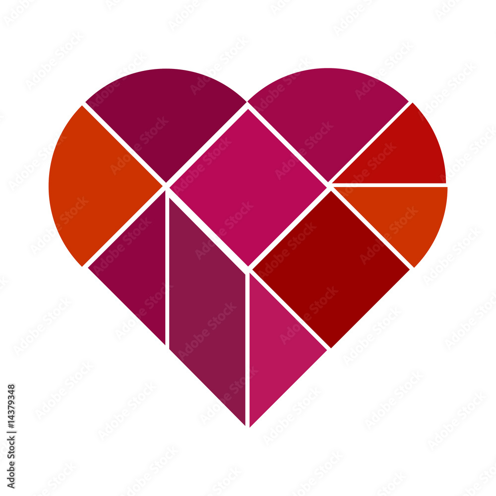 CORAZON vector de Stock | Adobe Stock