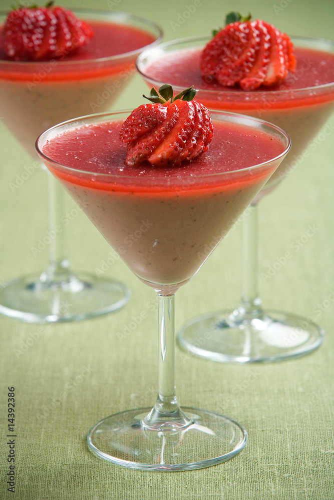 French parfait, frozen custard made with cream. Stock-Foto | Adobe Stock