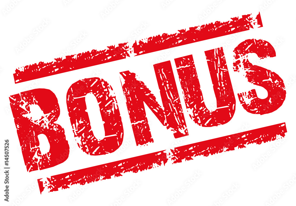 BONUS_Stempel Stock-Illustration | Adobe Stock
