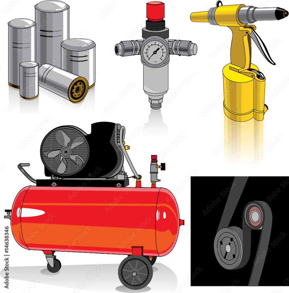 compressor Stock Vector | Adobe Stock