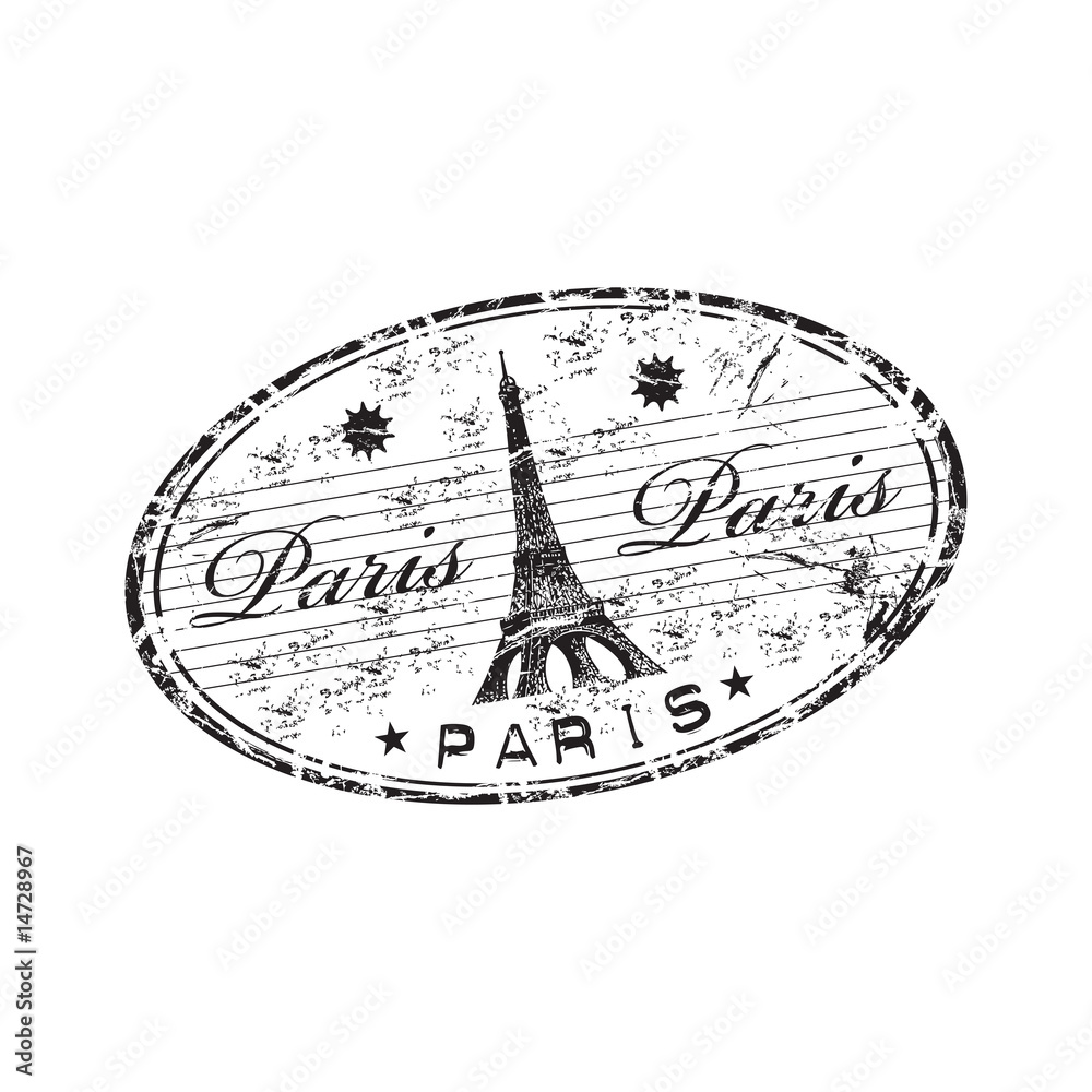 Paris Stamp Png