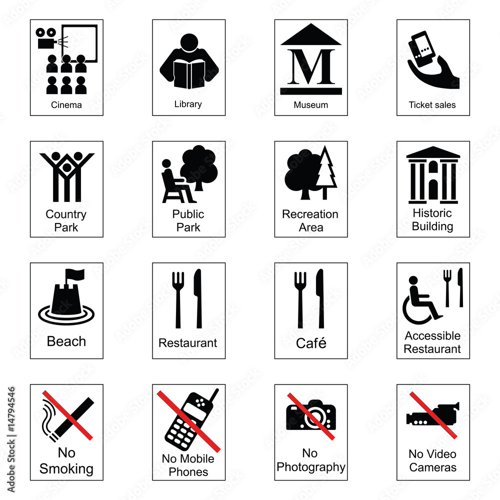 Library And Information Signs