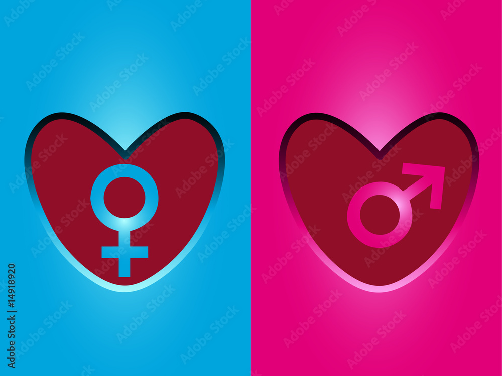 simbolos en corazon Stock Vector | Adobe Stock