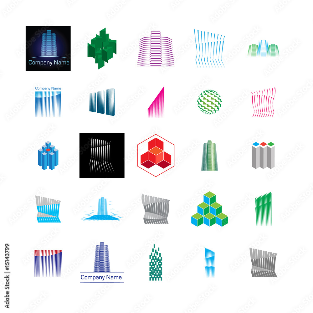 Construction/building symbols Stock Vector | Adobe Stock