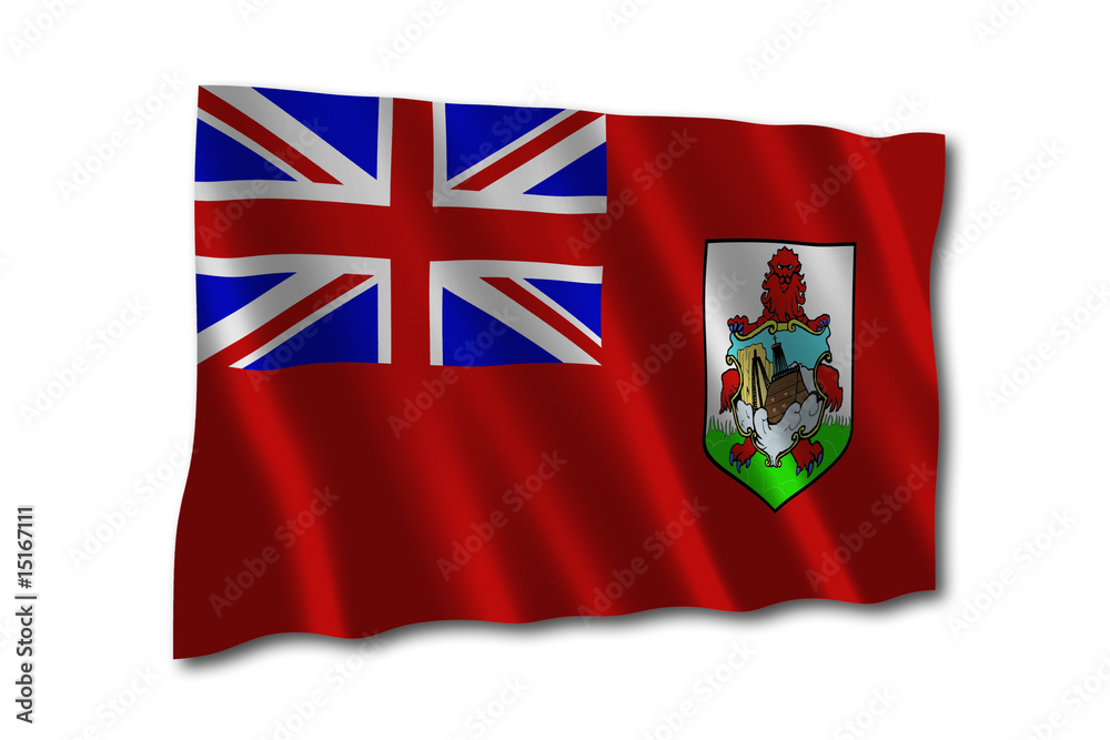 Bermud Flagge flag Stock Illustration | Adobe Stock