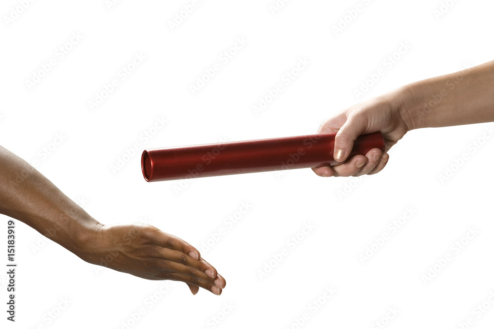 Relay Baton Handoff Stock Photo | Adobe Stock