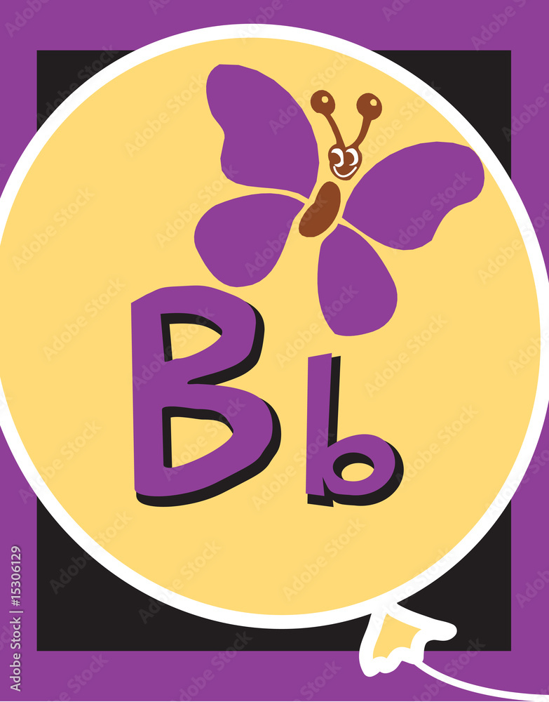 Flash Card Letter B nouns. See whole alphabet in my series! Stock ...