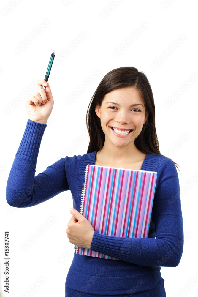 Student raising hand Stock Photo | Adobe Stock