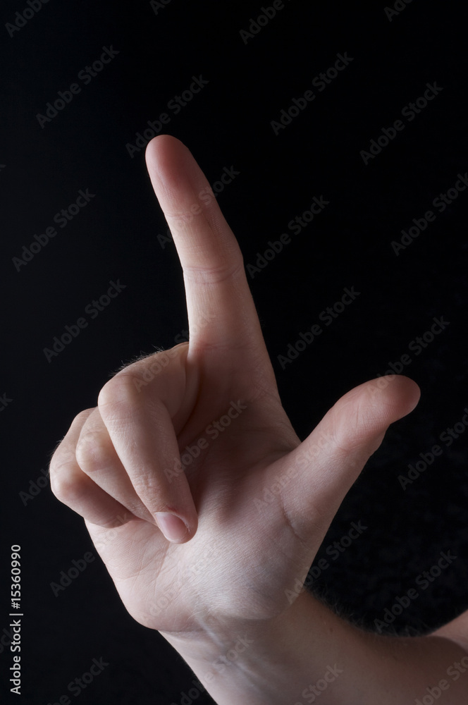 Stock photo of American Sign Language letter L Stock Photo | Adobe Stock