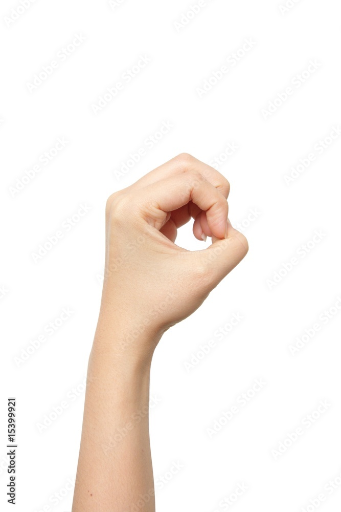 Zero hand sign Stock Photo | Adobe Stock