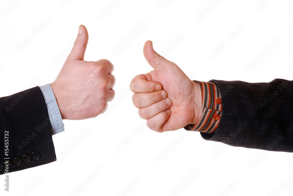 Daumen hoch Stock Photo | Adobe Stock